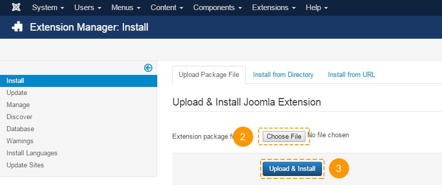 Modules installation - BestAddon Joomla templates