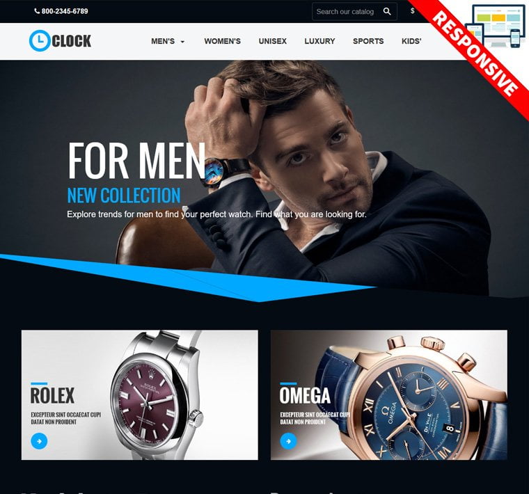 Clock Theme - Prestashop Themes and Modules Provider