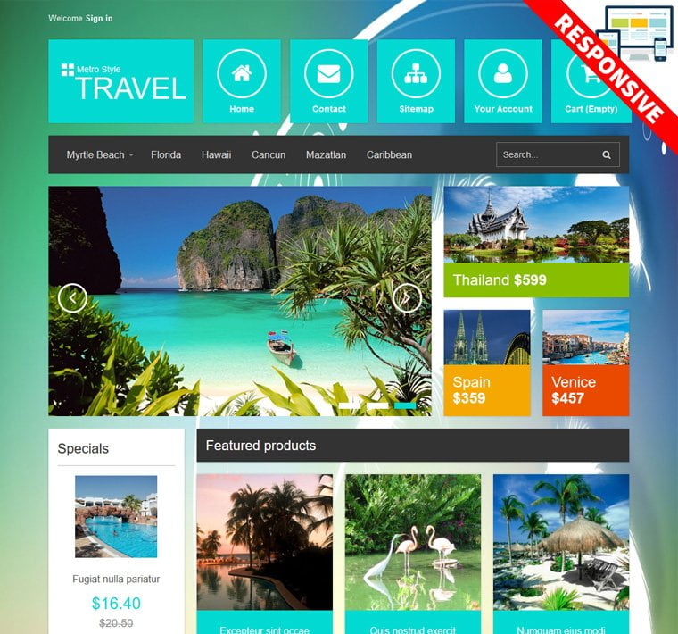 Travel Theme - Prestashop Themes and Modules Provider