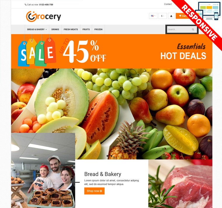 Grocery Theme - Prestashop Themes and Modules Provider