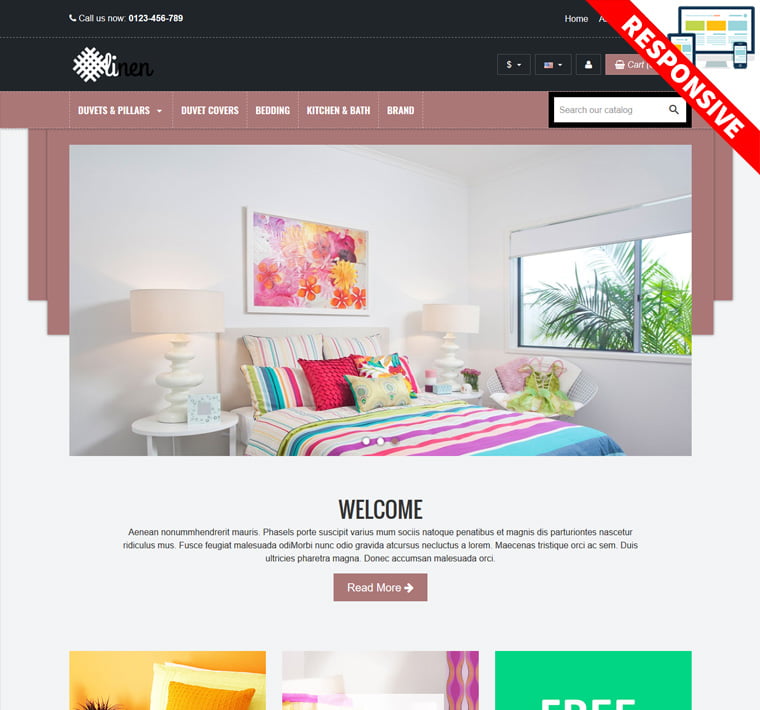 Linen Theme - Prestashop Themes and Modules Provider