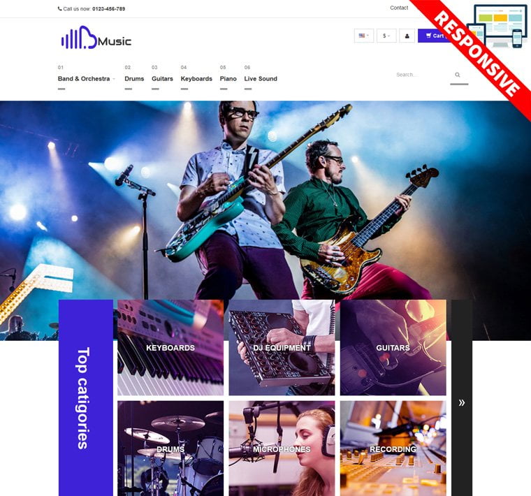 Music Theme - Prestashop Themes and Modules Provider