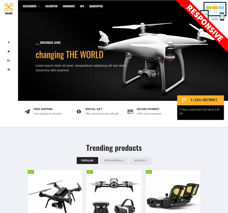 Drone Theme - Prestashop Themes and Modules Provider