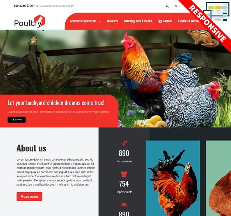 Poultry Theme - Prestashop Themes and Modules Provider