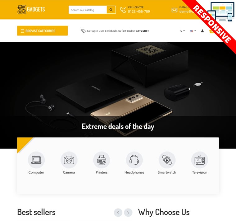 Gadgets Theme - Prestashop Themes and Modules Provider