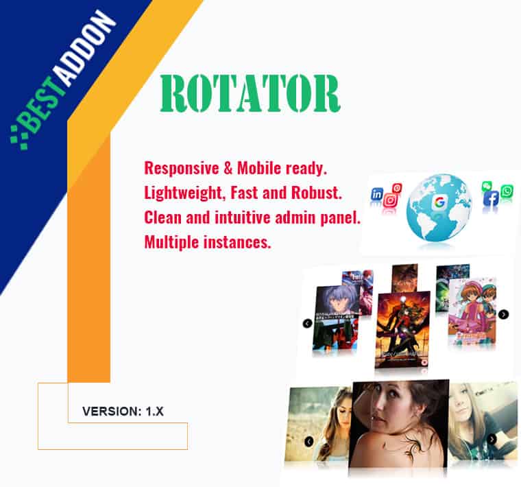 Rotator | 3d carousel - BestAddon.com Rotator | 3d carousel - BestAddon.com