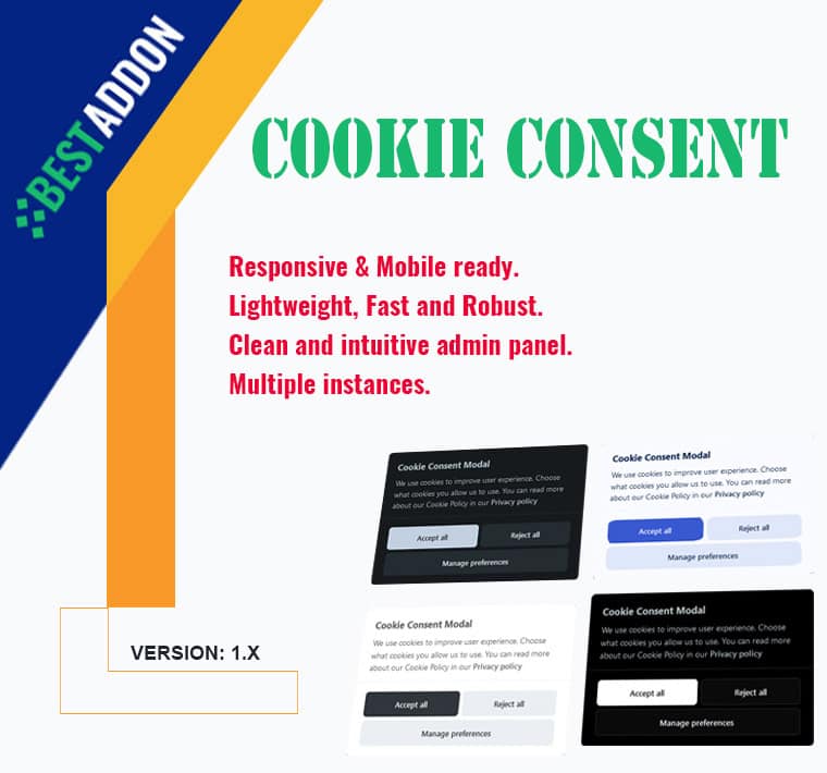 BA Cookie Consent - BestAddon
